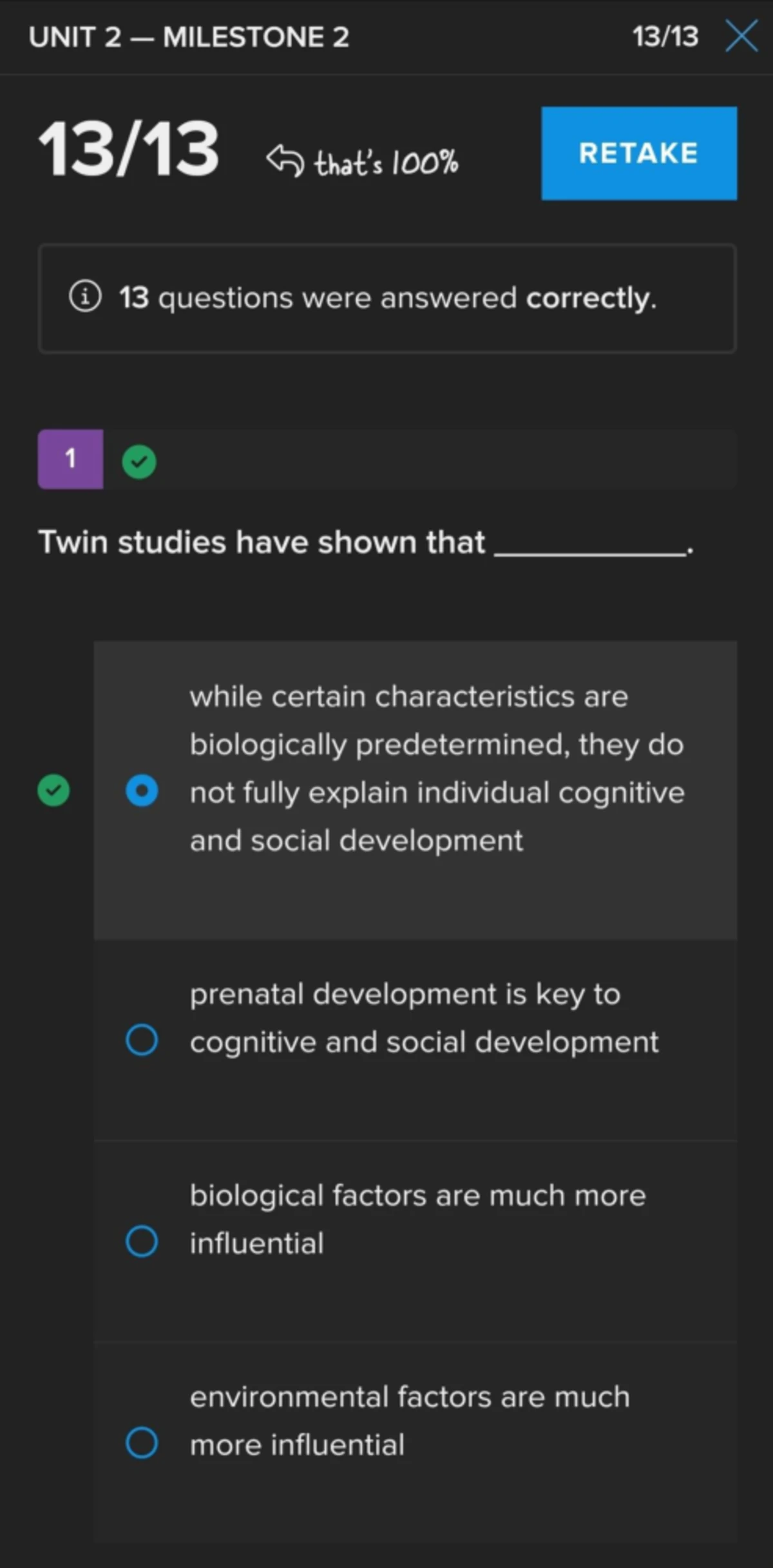 Introduction to Psychology Course Milestone 3 Assignment - Studocu