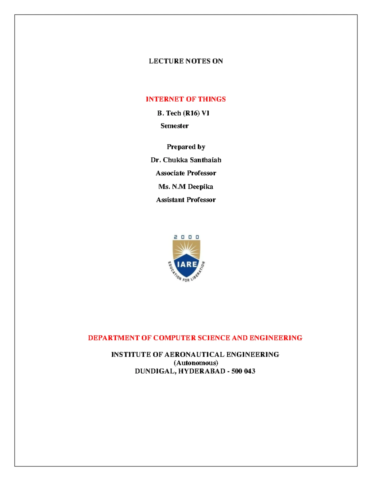 IOT LAB Manual: NodeMCU & Arduino Experiments on Sensors (Distance, LED, Temp) - Studocu