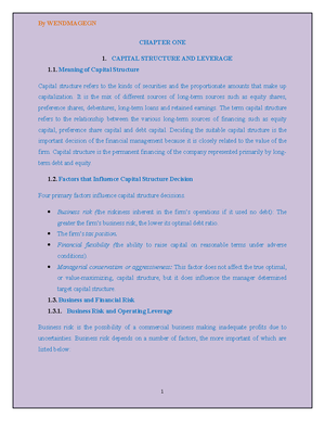 Chapter FOUR - intro to management - CHAPTER FOUR ORGANIZING MANAGERIAL ...