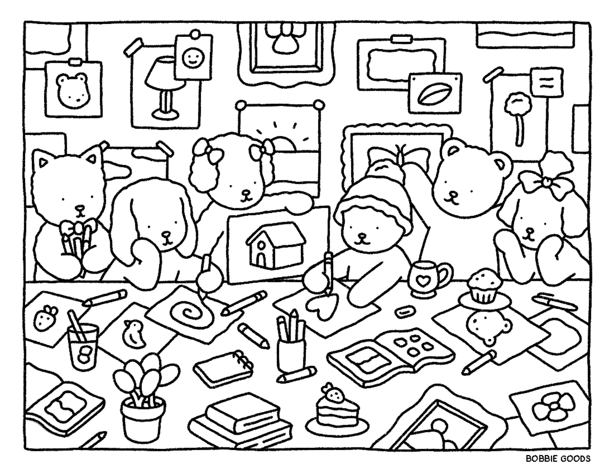 Bobbie-Goods-Super-Cute-Coloring-Page - Arte - C: Yo - Studocu
