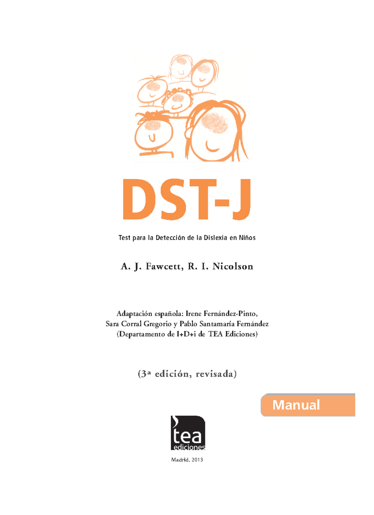 Test para la Detección de la Dislexia en Niños - Manual DST - Studocu