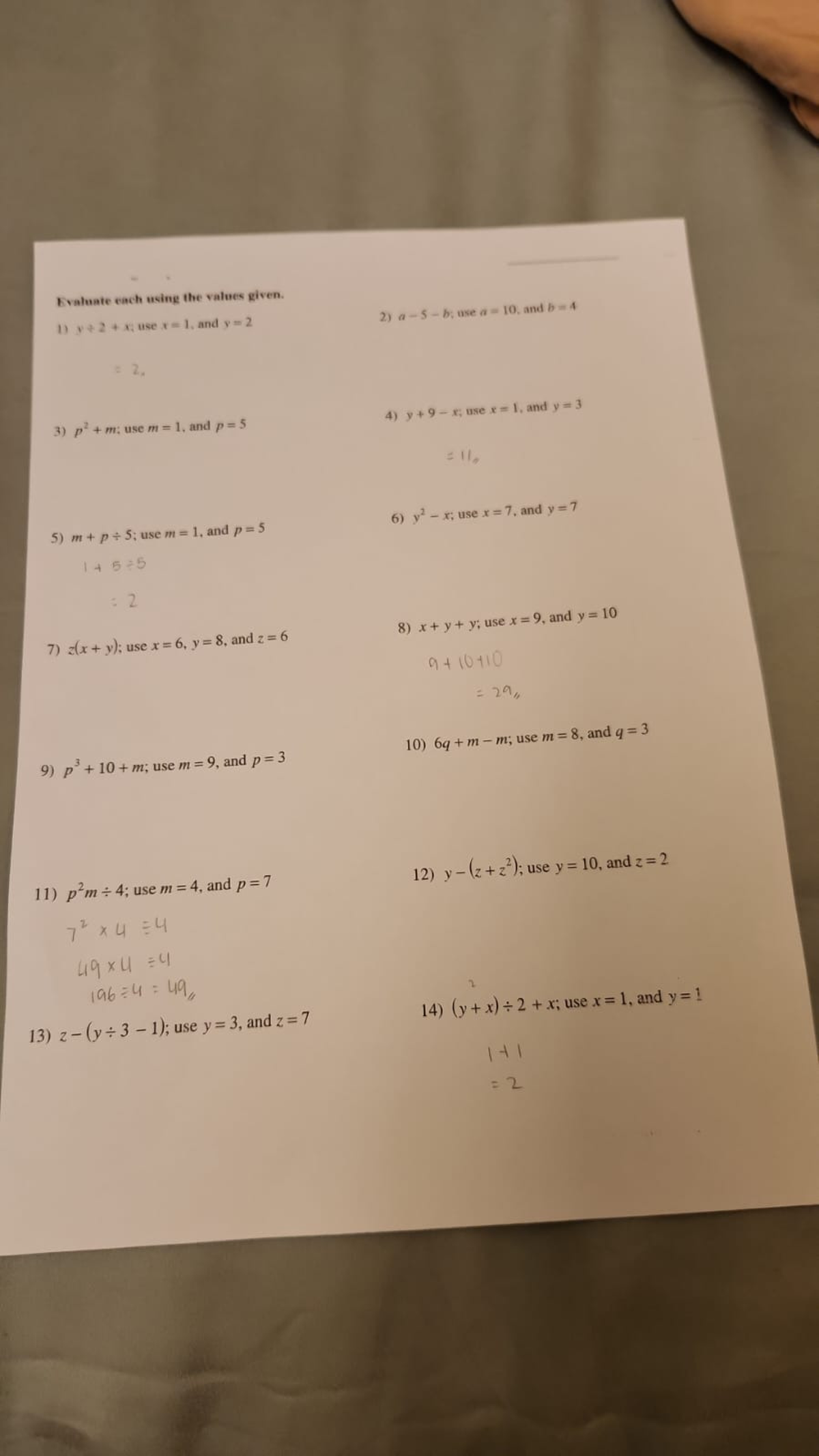 Algebra - Equation Solving Exercises and Evaluations - Studocu