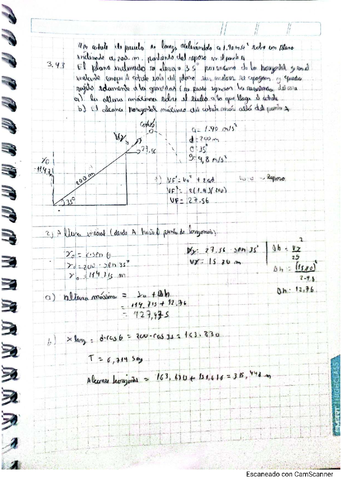ENG 101: Physics Report on Projectile Motion Analysis - Studocu