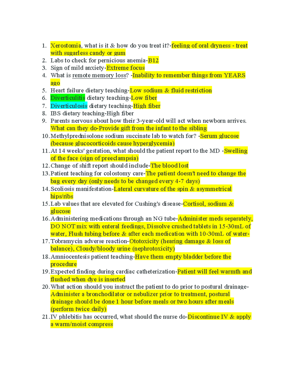 ATI Exit Exam Study Guide: Key Nursing Concepts & Patient Care Tips ...