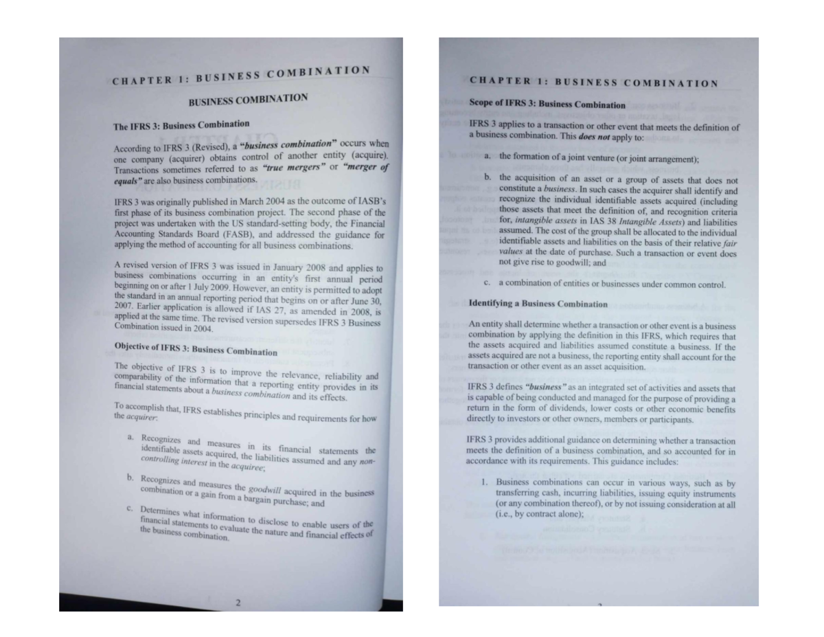 ABC Chapter 1 Business Combination - PTER BUSINESS COMBINATION CHAPTER ...