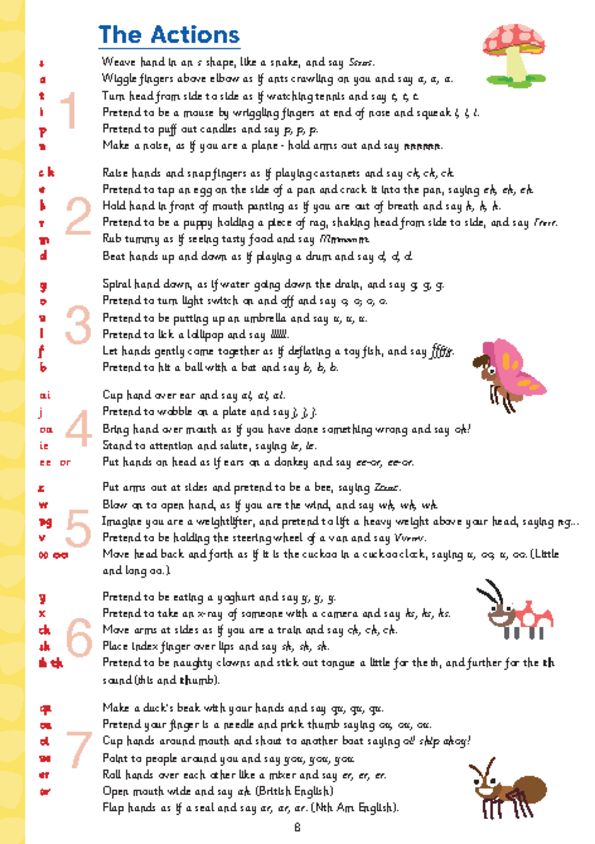Actions for Phonemic Awareness: Fun Activities and Sounds - Studocu