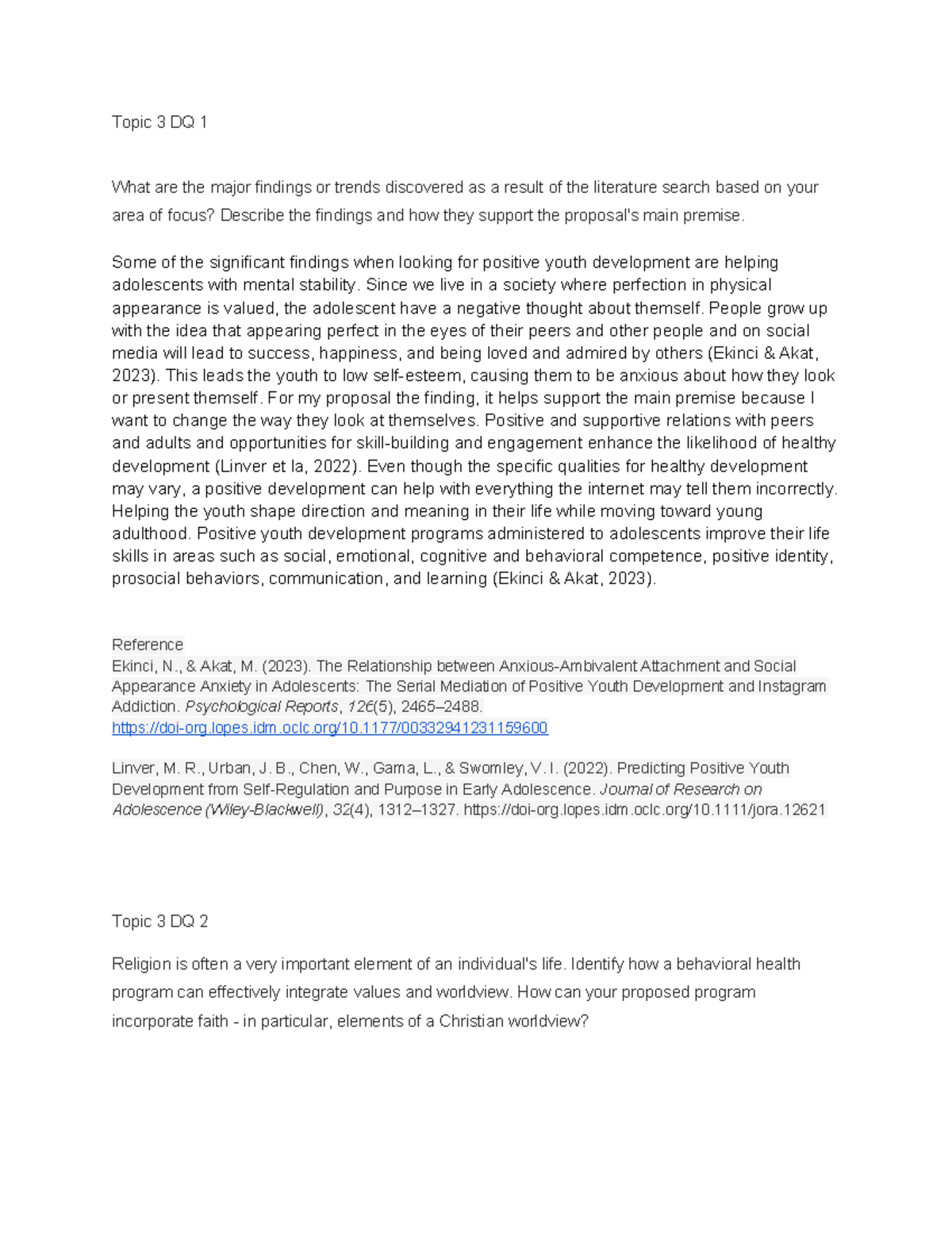 Revised Document Title: DQ 3, 4 & 5 Insights for Topics 3, 4, and 5 ...