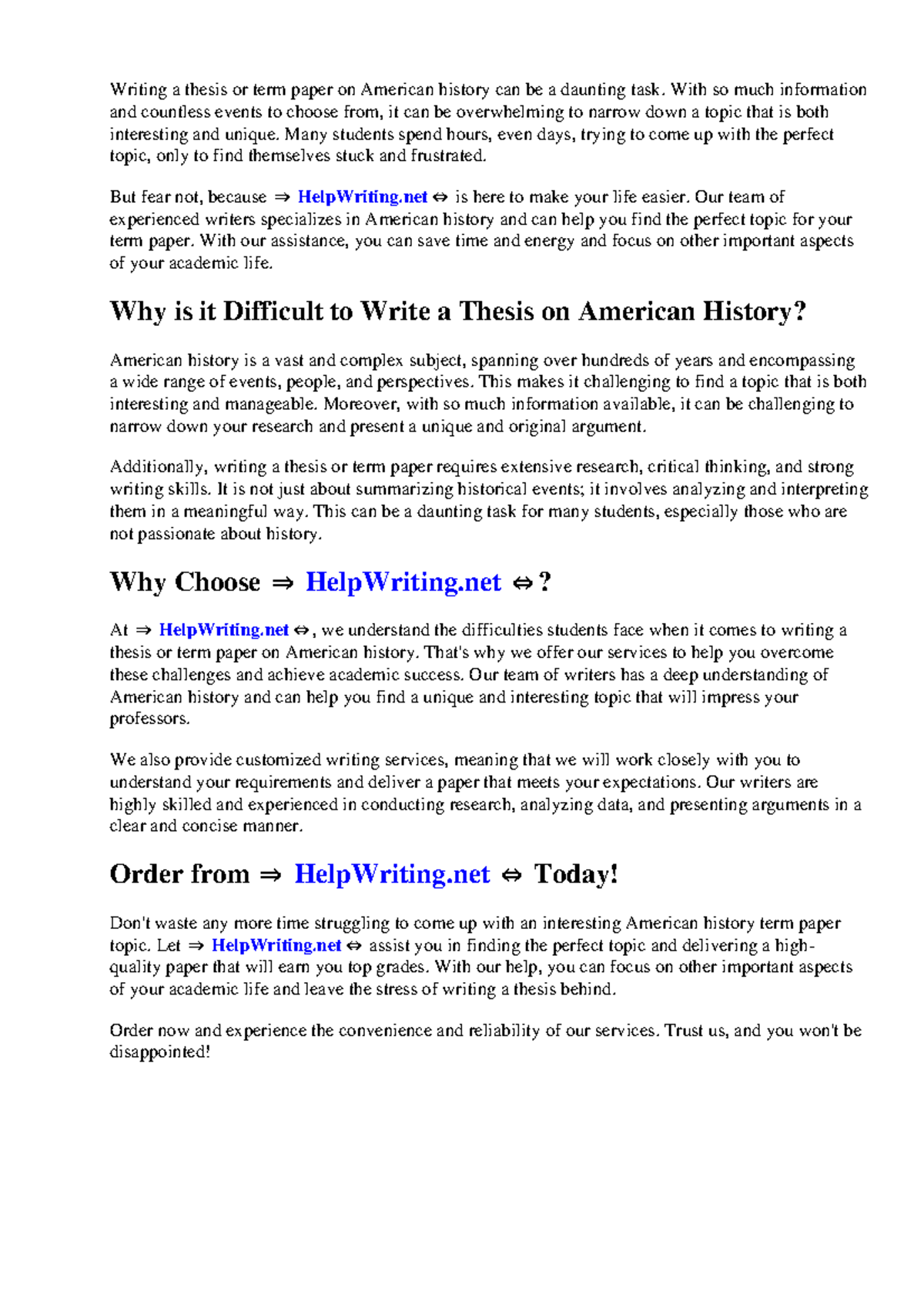 Interesting american history term paper topics - Writing a thesis or ...