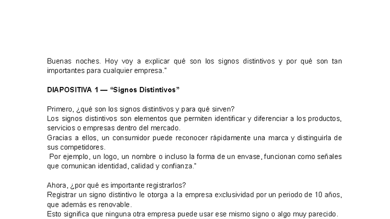 Signos Distintivos en Derecho Empresarial: Importancia y Tipos - Studocu