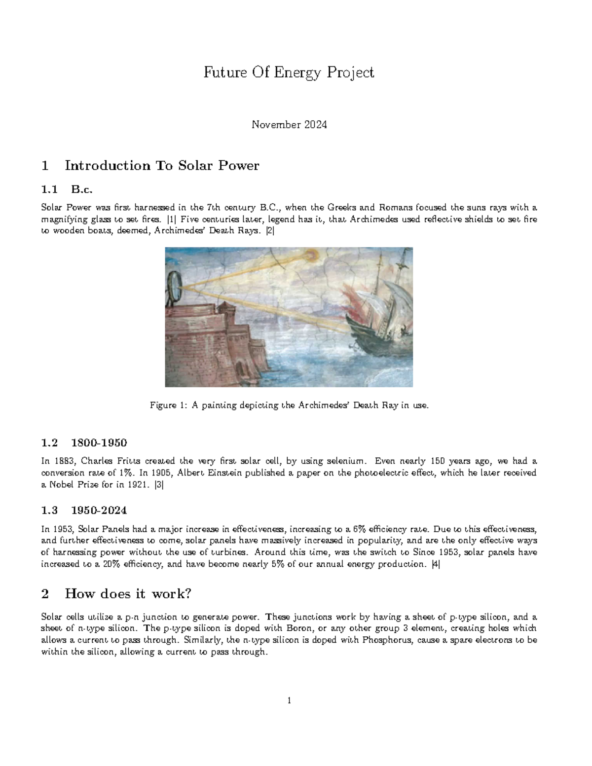 Future Of Energy Project - Future Of Energy Project November 2024 1 ...
