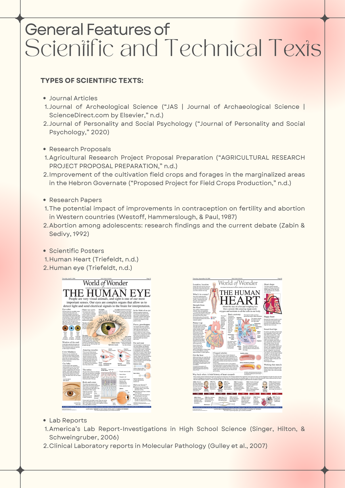 Types of Scientific and Technical Texts for Research and Proposals ...