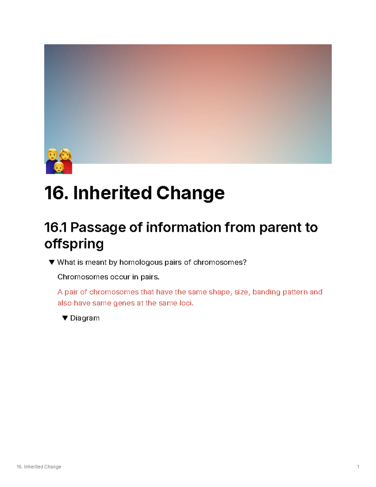 Inherited Change A2 Biology: Key Concepts and Processes - Studocu