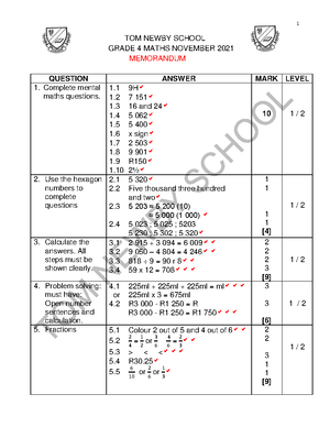 Grade 5 Maths T 4 - leacture - Term Four 282 GrADe 5: MATheMATiCS [TerM ...