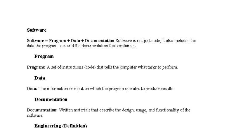 CS504 - Software Engineering Overview and Key Concepts - Studocu