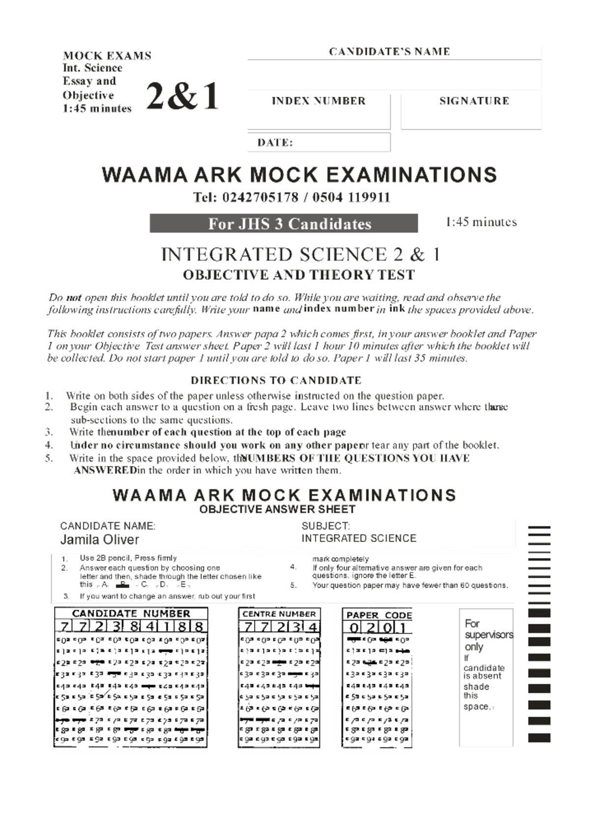 Science Quiz and Exam Study Guide (SC101) - Studocu