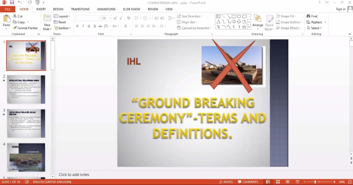 Humanitarian Law (IHL) Week 4 Lecture Slides - Studocu