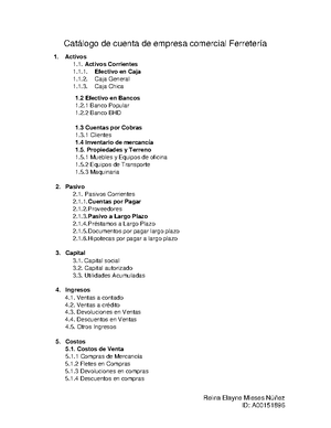 Contabilidad - Practica contablidad - LESHLIE SHANTAL FERMIN DE LA ROSA ...