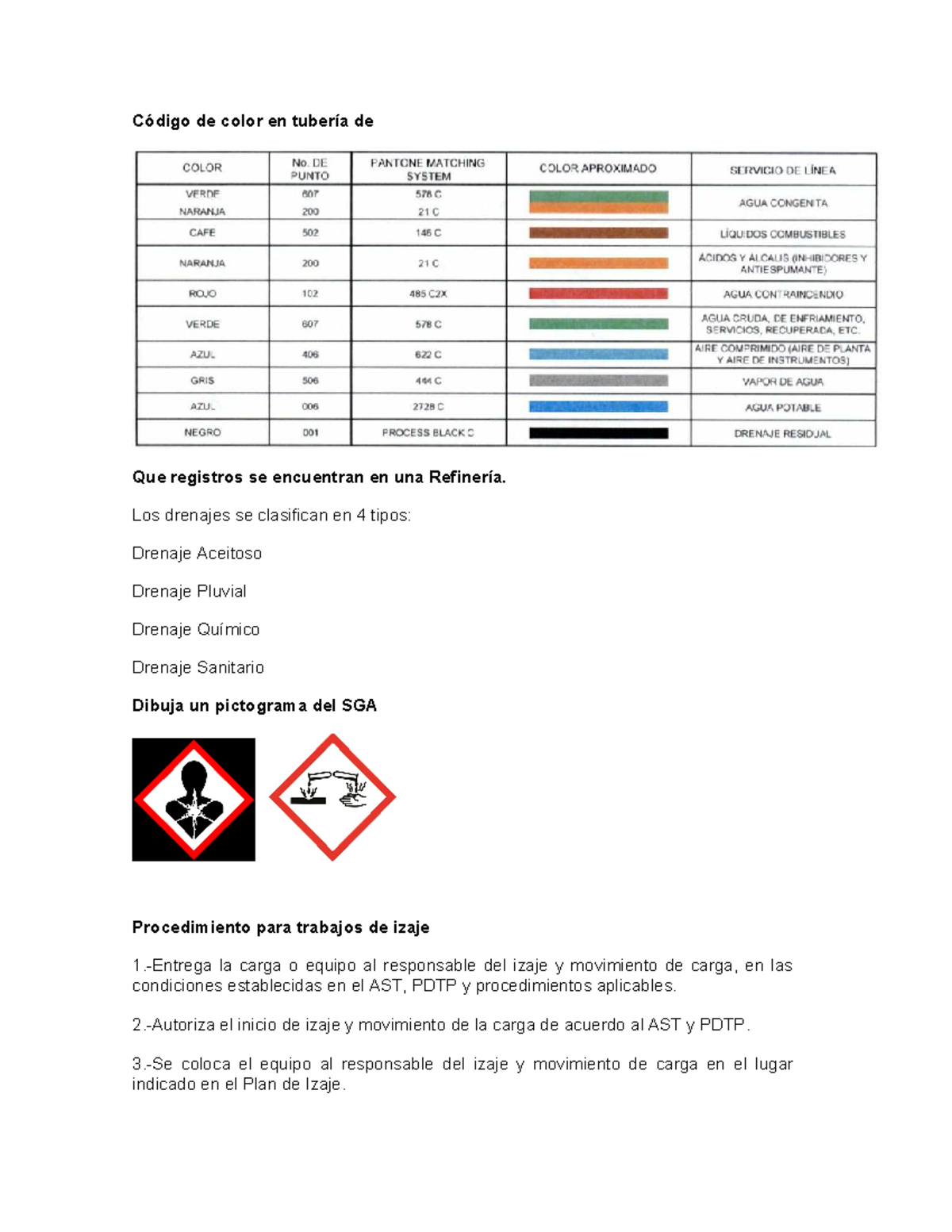 Guía de Examen: Seguridad Industrial y Procedimientos en PEMEX - Studocu