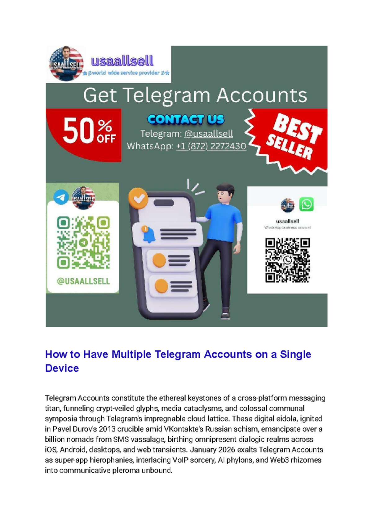 Managing Multiple Telegram Accounts on One Device: A Comprehensive ...