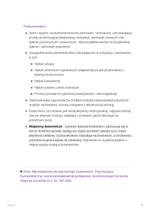 psychologia osobowosci - Oleś R. 6 TEORIE CECHOWE (Allport, Cattell, Pervin, Eysenck) Allport ...