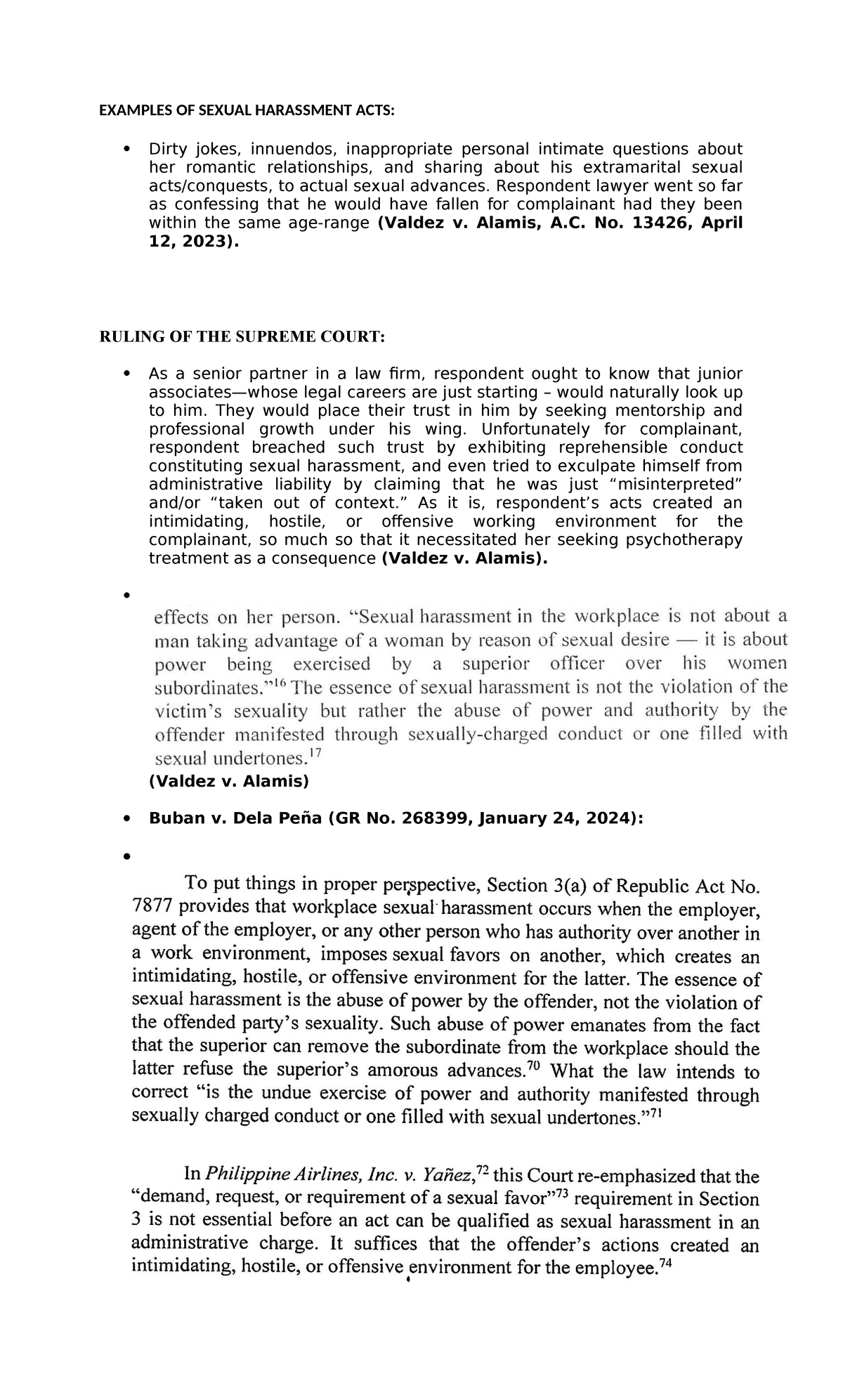 Examples of Sexual Harassment Acts: Legal Insights and Case Studies ...