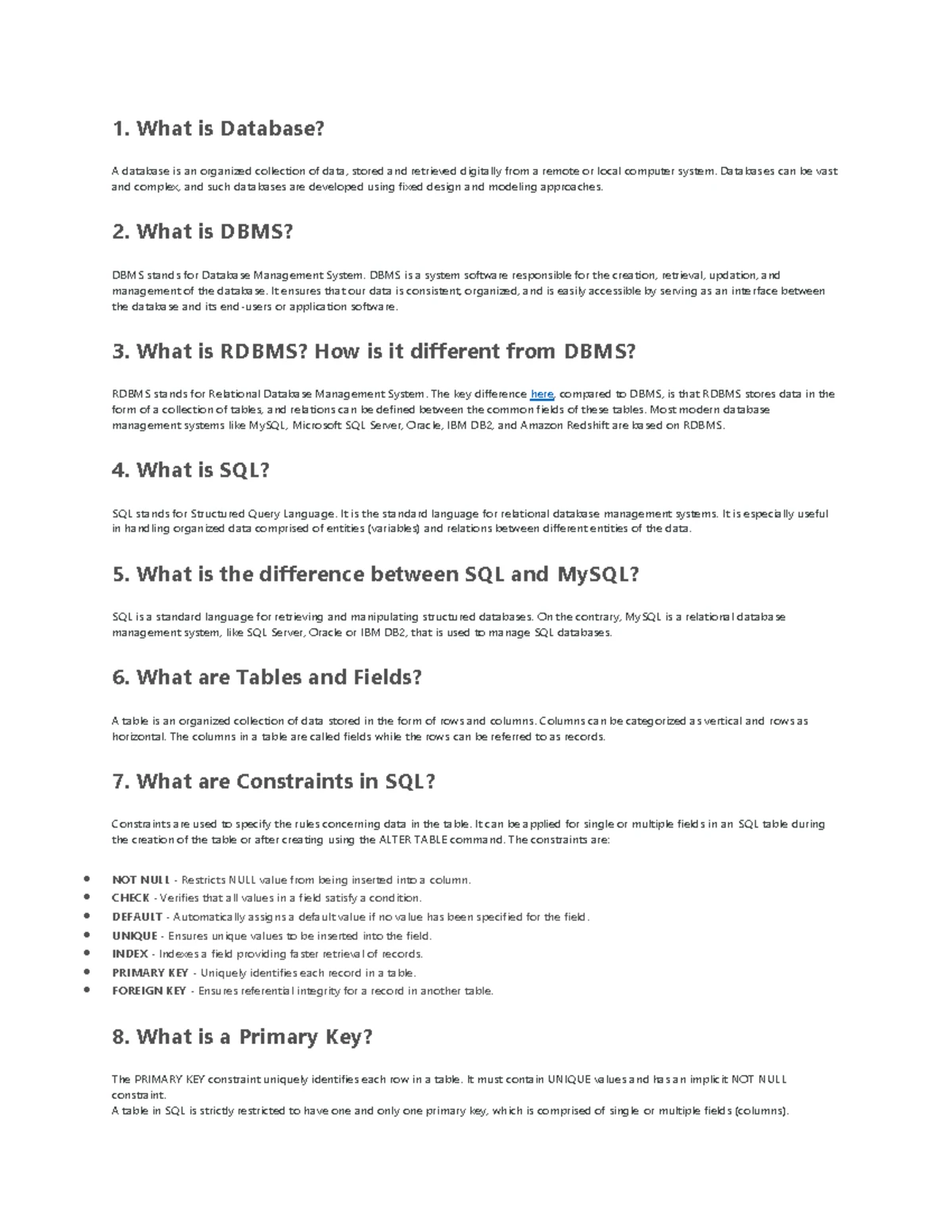 DBMS Project Report - ONLINE EXAMINATION SYSTEM MTE PROJECT REPORT FILE for Database Management ...