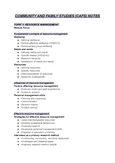 CAFS Year 11 Expanded Revision Cards: Resource Management & Group ...