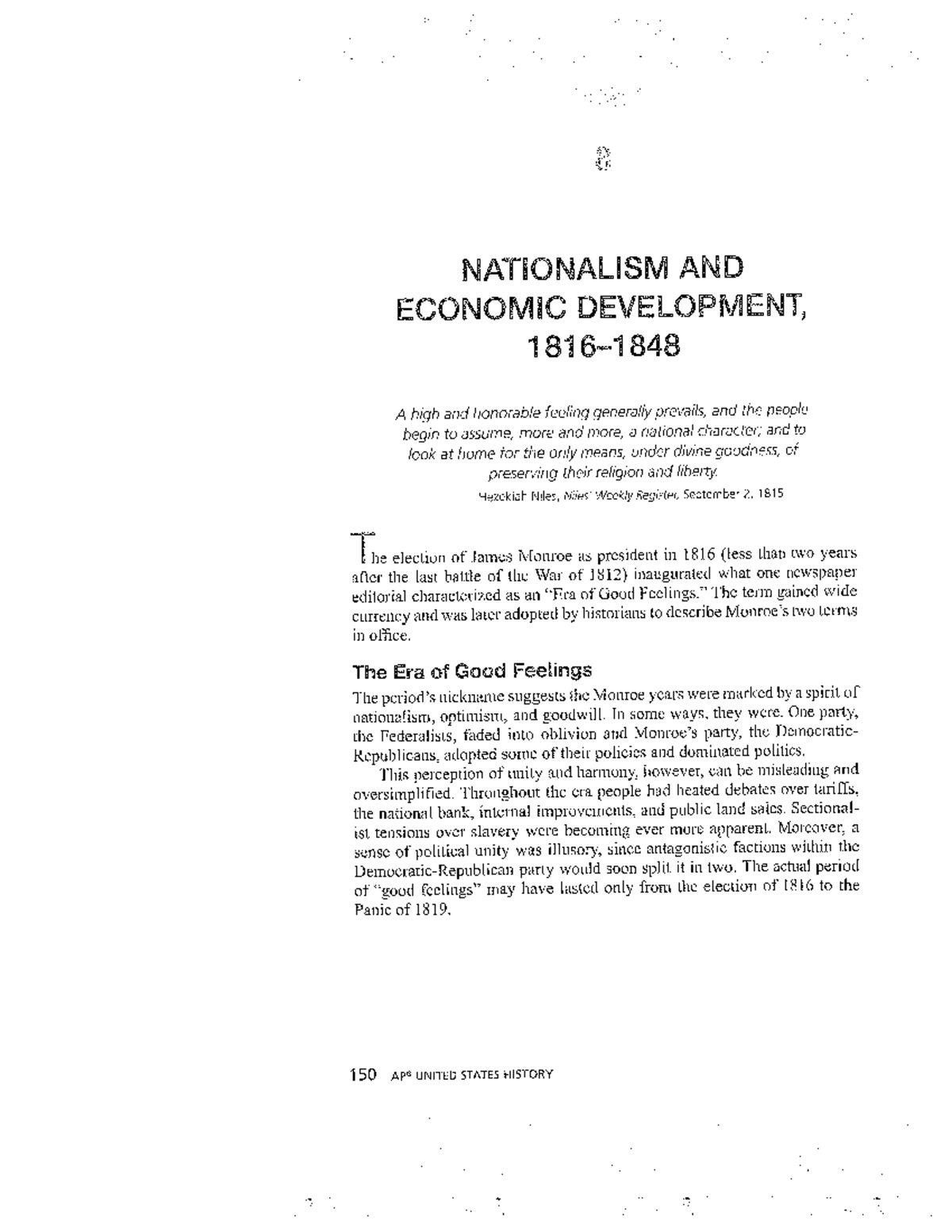 NATIONALISM AND ECONOMIC DEVELOPMENT: Amsco Chapter 8 Overview - Studocu