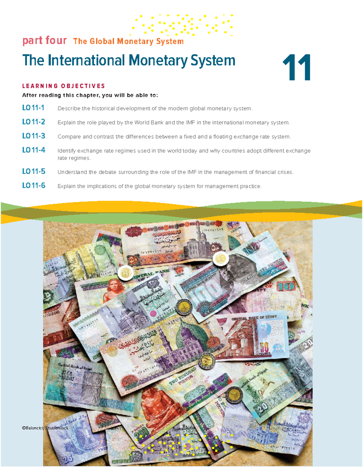 Chapter 11 The international Monetary System - The International ...