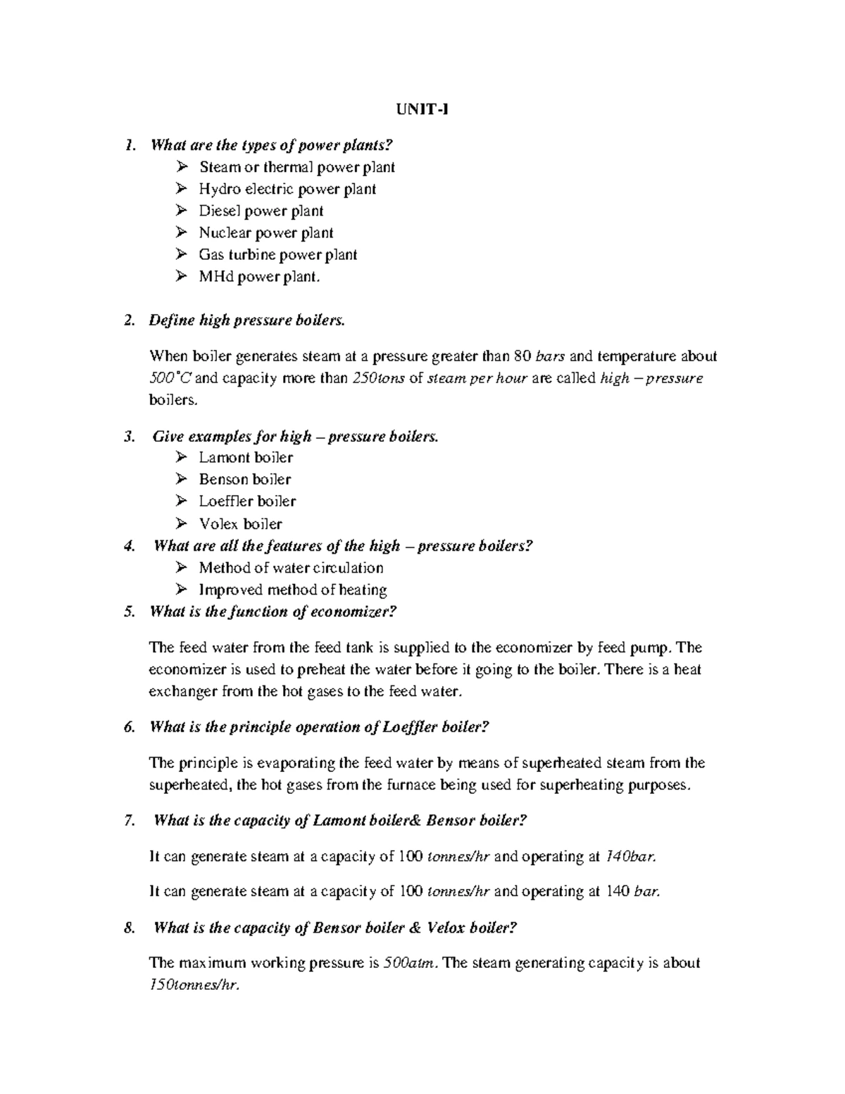 Cniq Computer Networks Important Questions Department Of Computer Science And Engineering