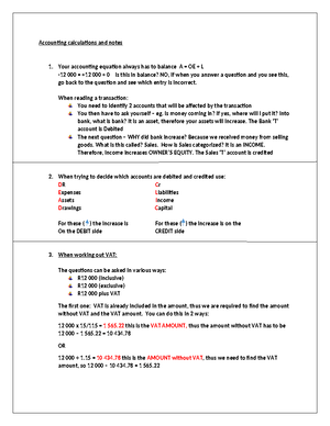 [Solved] Which statement is true - Accounting 1A (ACBP5111) - Studocu