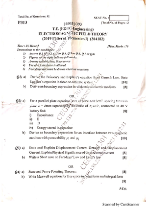 Electronics and Telecommunication Engeenering - BE E&TC - SPPU - Studocu