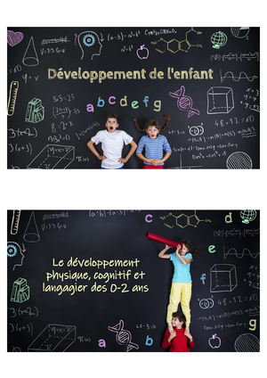 Dev. de l'enfant Examen 2 - Vidéo spécialiste ÉJNQ: Décrivez-nous les ...