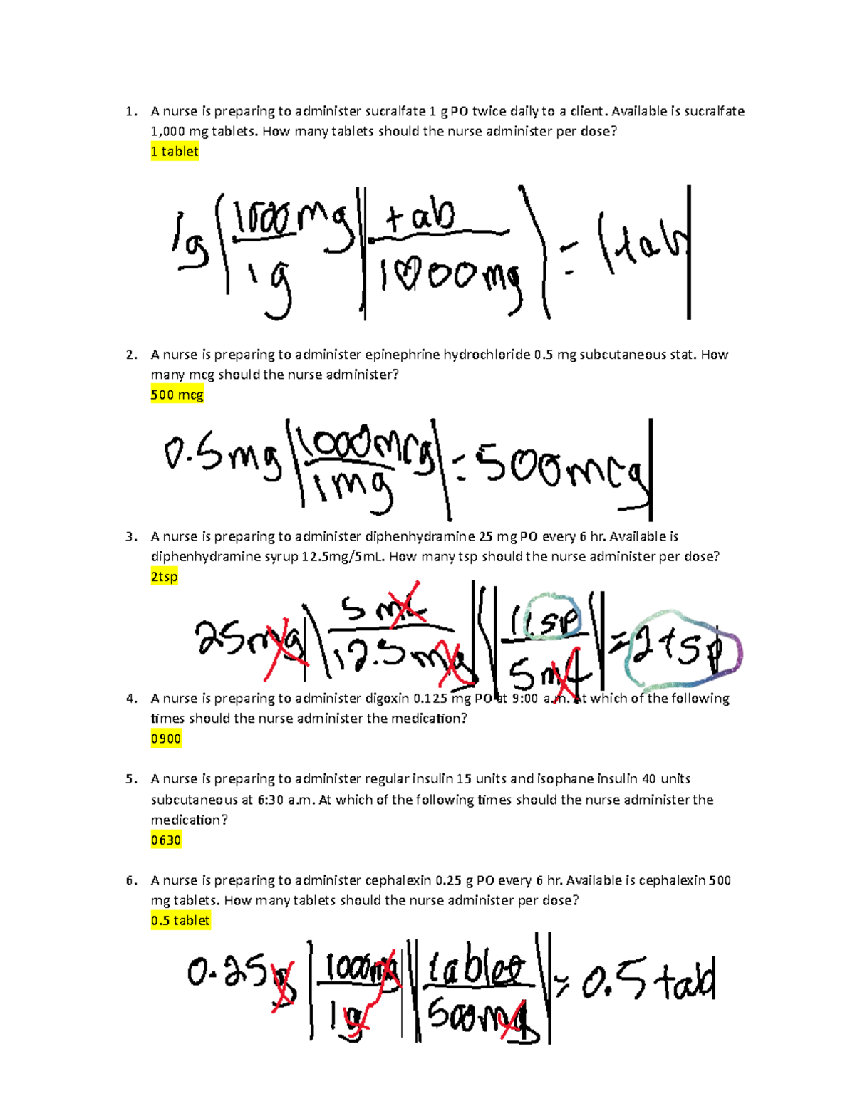 Dosage calculation 3.0 Medication administration test 25 q - A nurse is ...