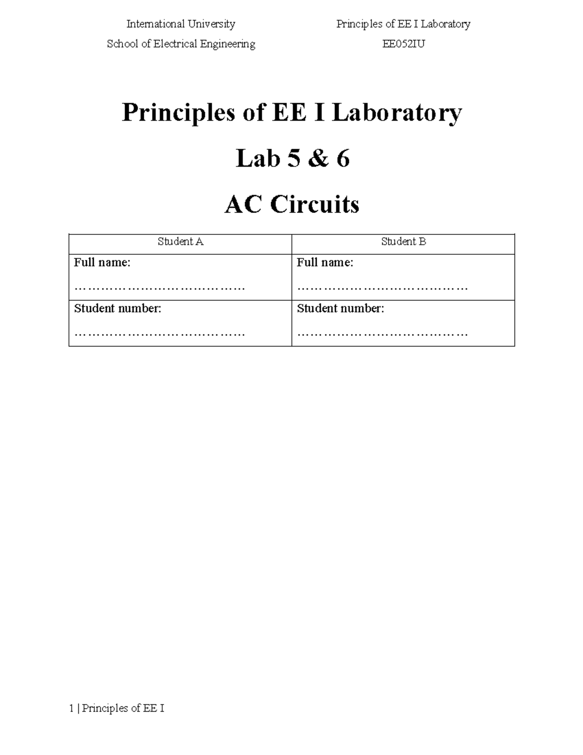 EE1 Lab5 6 ACcircuit v2 Sept22 - School of Electrical Engineering ...