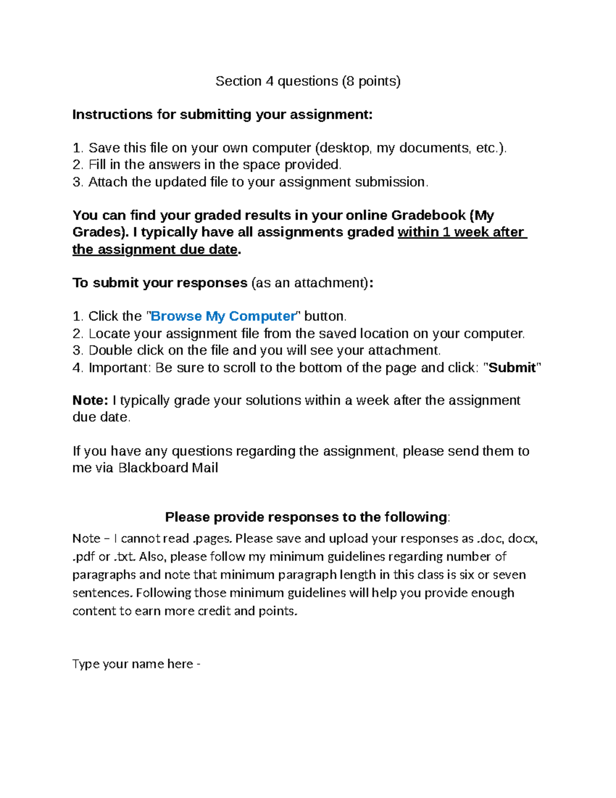 Depression HW Instructions & Submission Guidelines - Studocu