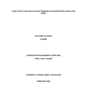 [Solved] operation management case studies - Operations Management ...