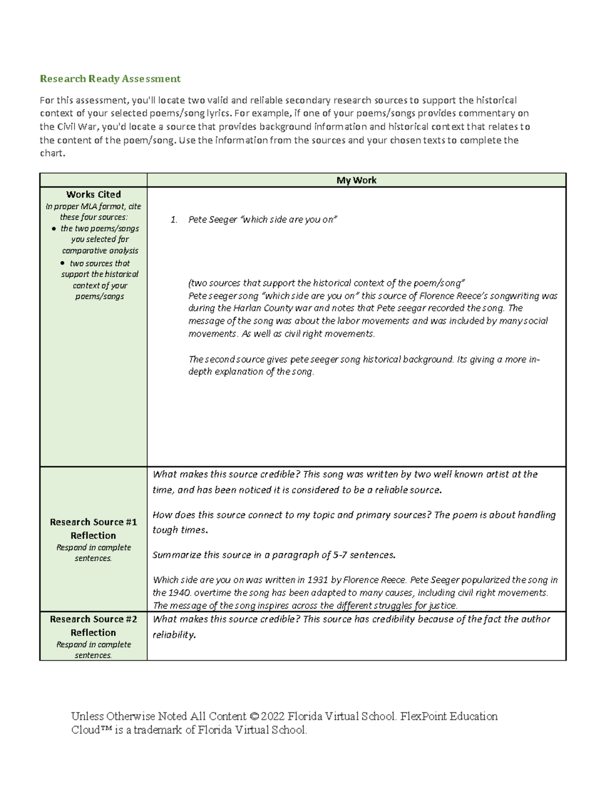 Research Ready Assessment Rubric for Historical Context Analysis - Studocu