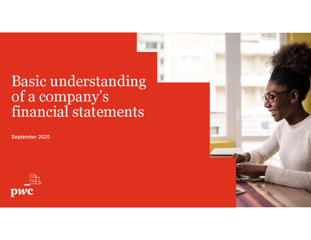 Basic Understanding of Financial Statements (FIN 101) - Studocu