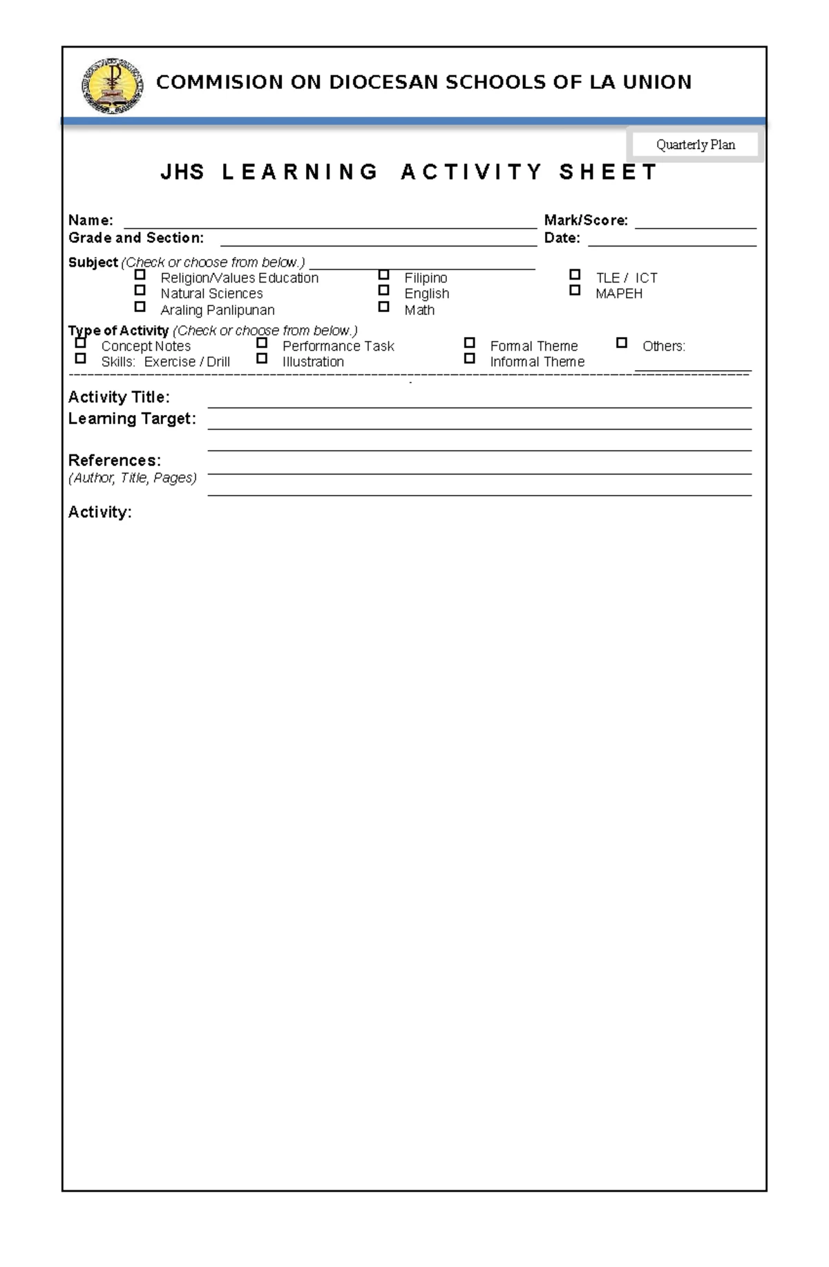 RUBRICS FOR REACTION PAPER: Criteria and Weighting Explained - Studocu