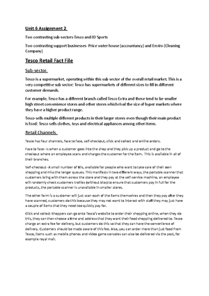 Unit 16 Visual Merchandising Assignment 1 Task 1 - Unit 16 - Studocu