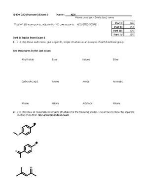 Organic Chemistry 1 Exam 2: Key Concepts from Chapter 16 on Bonds and ...