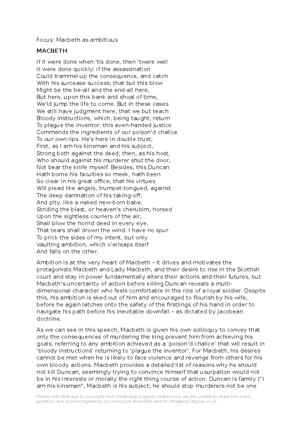 Macbeth 2025: Ambition and Consequences in Act 1, Scene 7 Analysis ...
