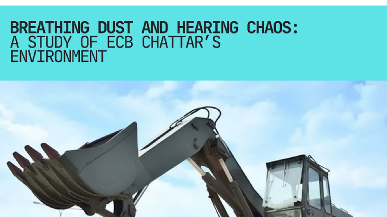ENV Assignment - Air and Sound Pollution Analysis at ECB Chattar - Studocu