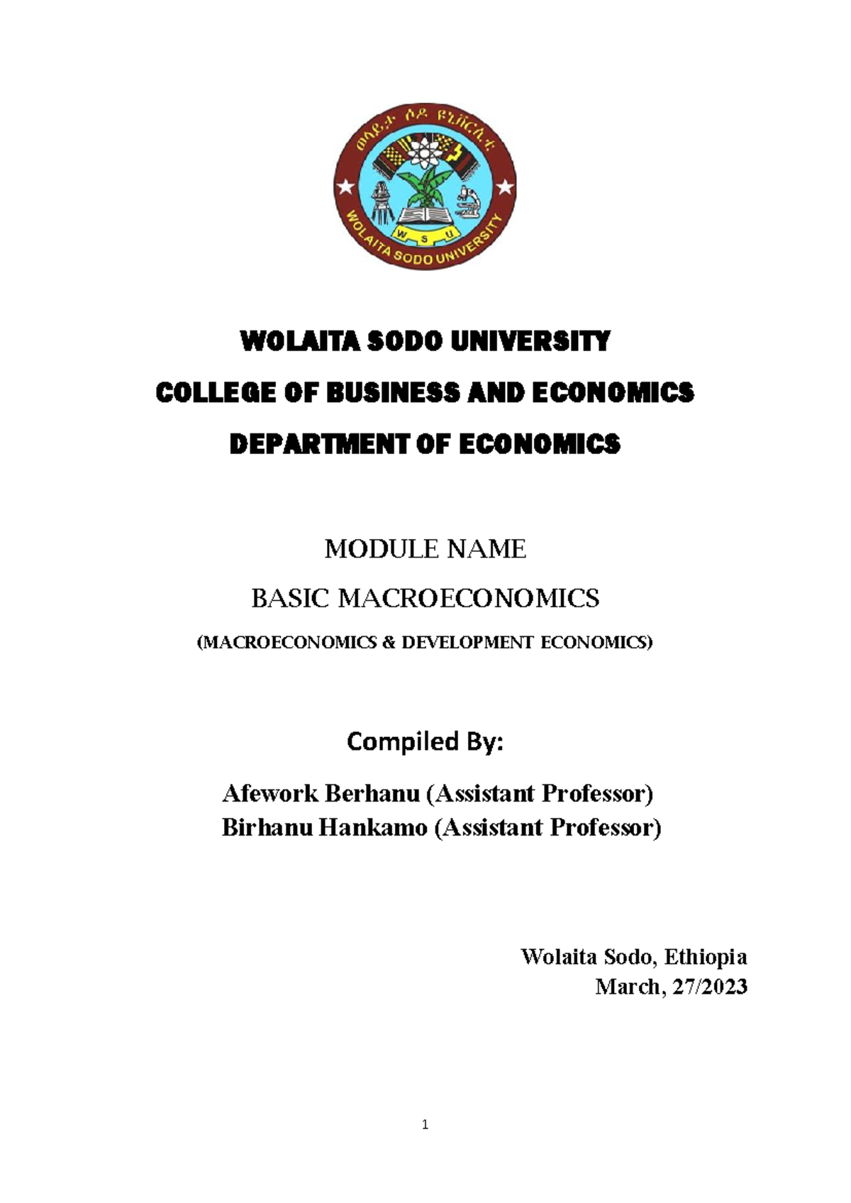 Basic Macroeconomics II (ECON 101) Lecture Notes and Key Concepts - Studocu