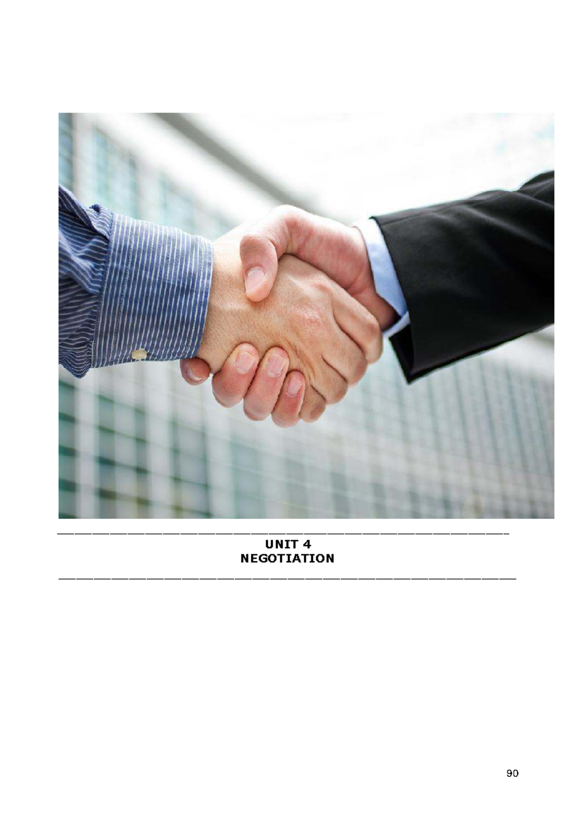 UNIT 4 NEGOTIATION: Key Concepts and Approaches in Negotiation - Studocu