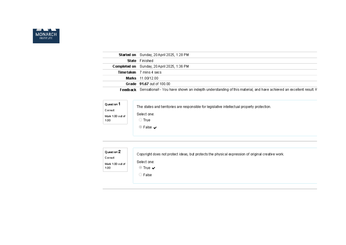 Fnstpb 505 Quiz 5 Review: Intellectual Property Concepts Explained ...