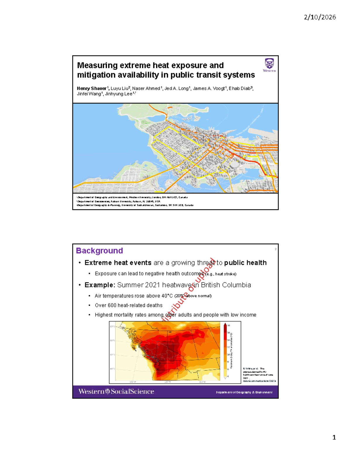 2026 GEOG2160B: Extreme Heat Exposure & Mitigation in Transit Systems ...