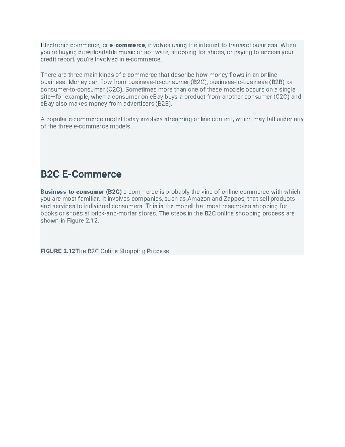 2.6 E-Commerce: Understanding Online Business Models and Safety - Studocu