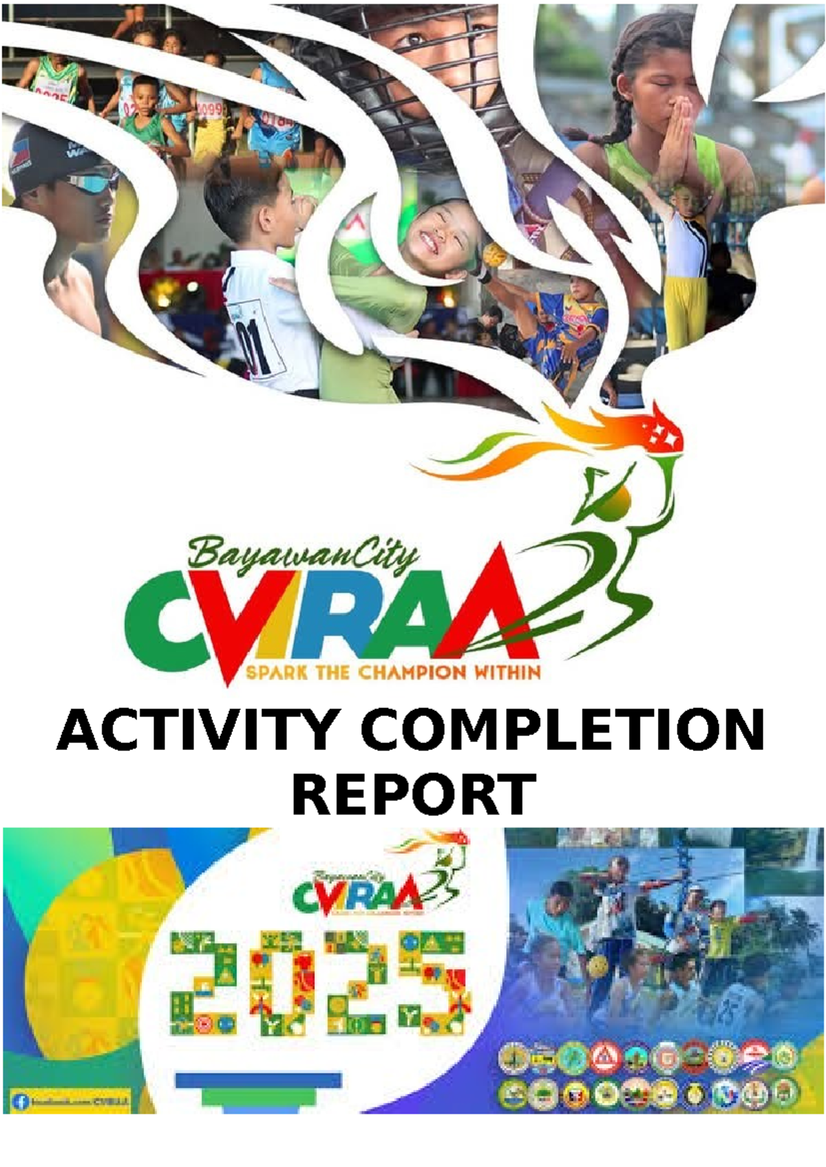 ACR for Cviraa Activities - ACTIVITY COMPLETION REPORT Republic of the ...
